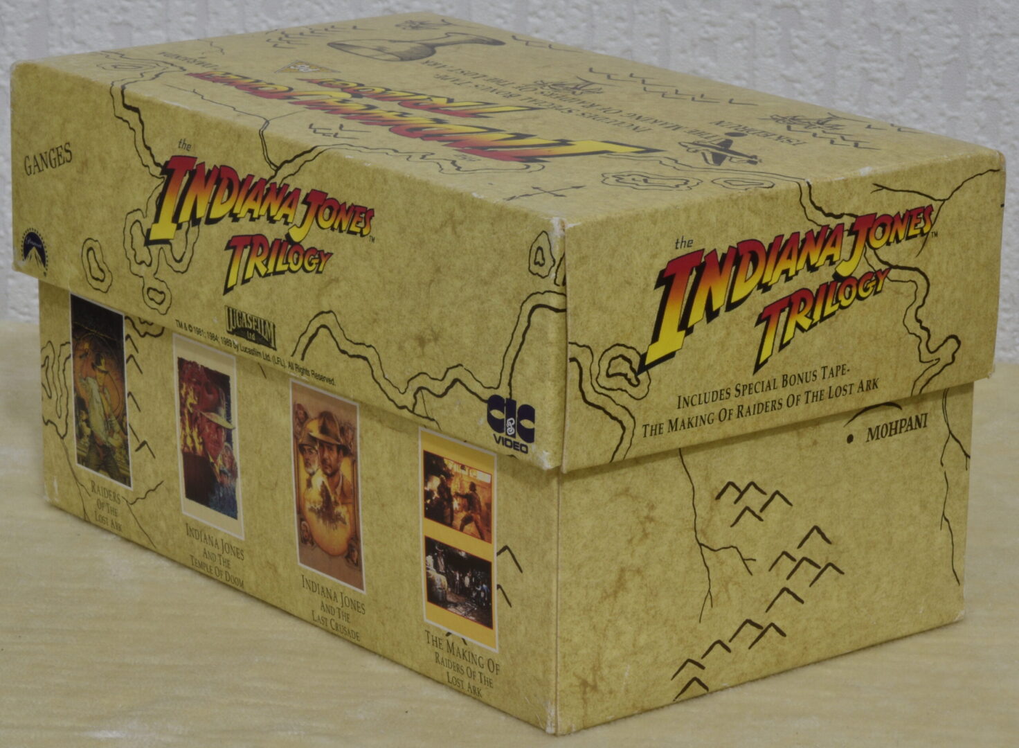 The Indiana Jones Trilogy VHS Boxset – Disc Archive
